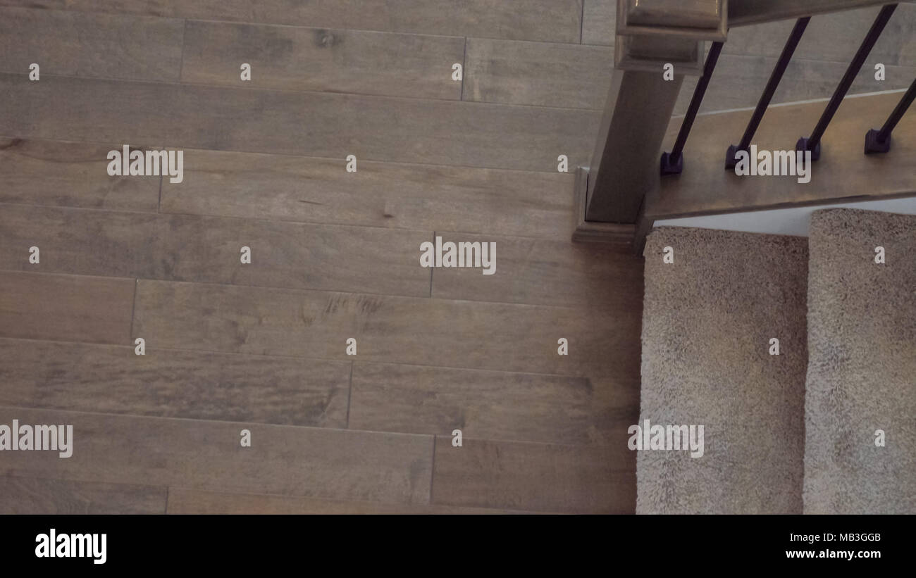 Top view of residential stairs in luxury home Stock Photo - Alamy