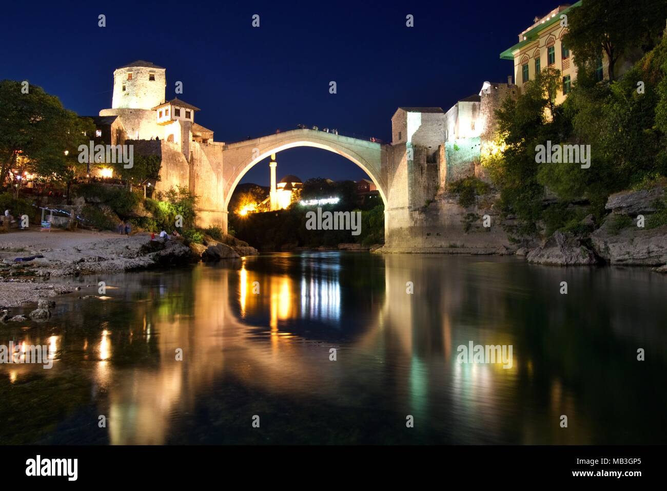 Stari Most bridge in Moster, Bosnia Stock Photo - Alamy