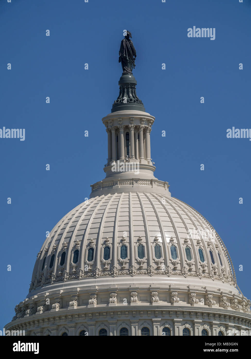Dome capitol building liberty statue hi-res stock photography and ...