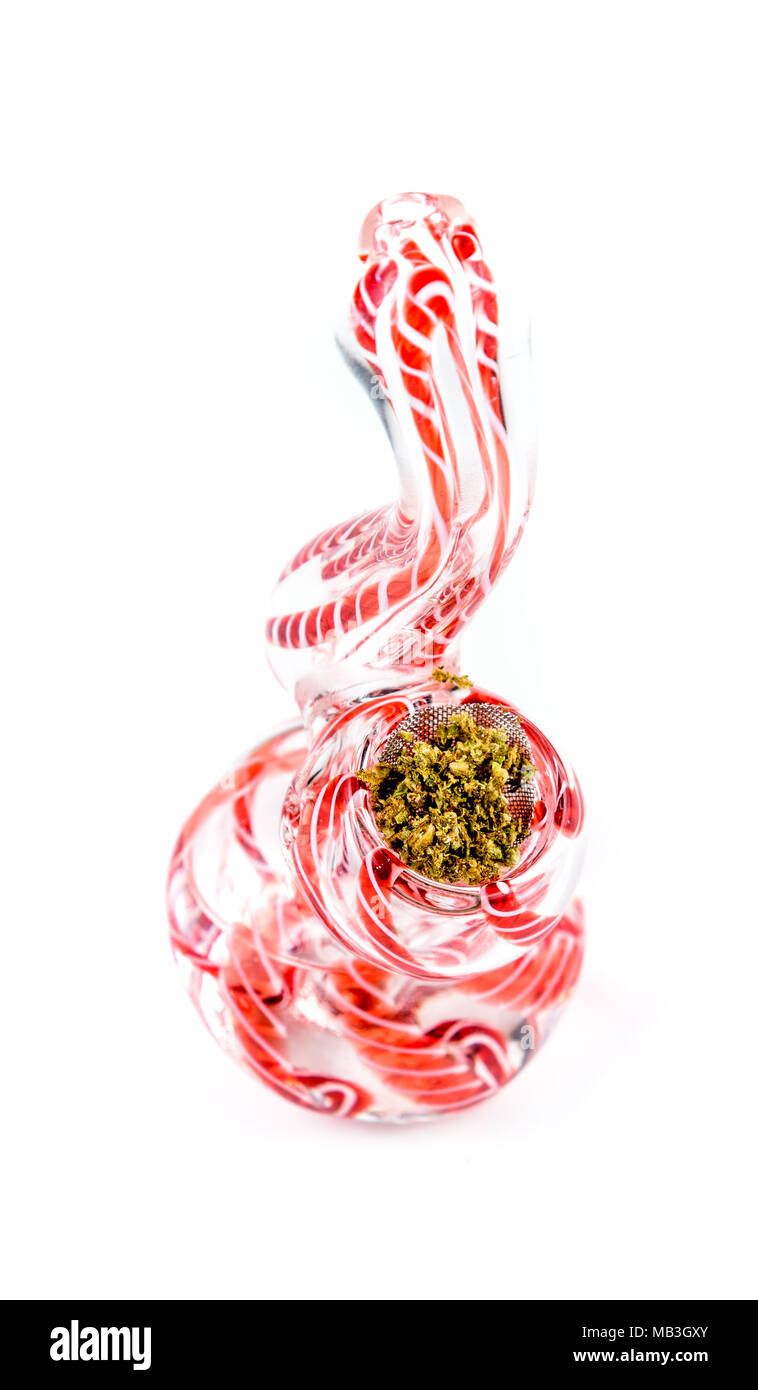 Marijuana bud white background Cut Out Stock Images & Pictures - Alamy