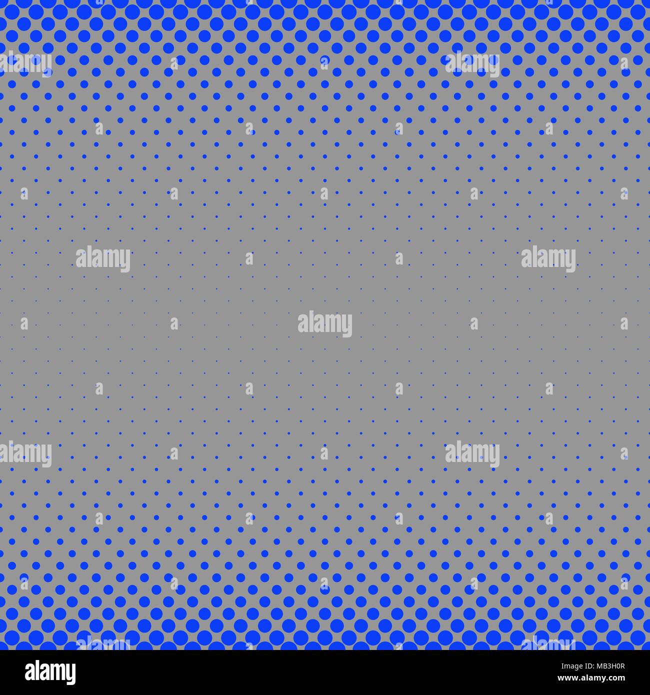 Abstract Halftone Dot Pattern Background Vector Illustration From Blue Circles In Varying