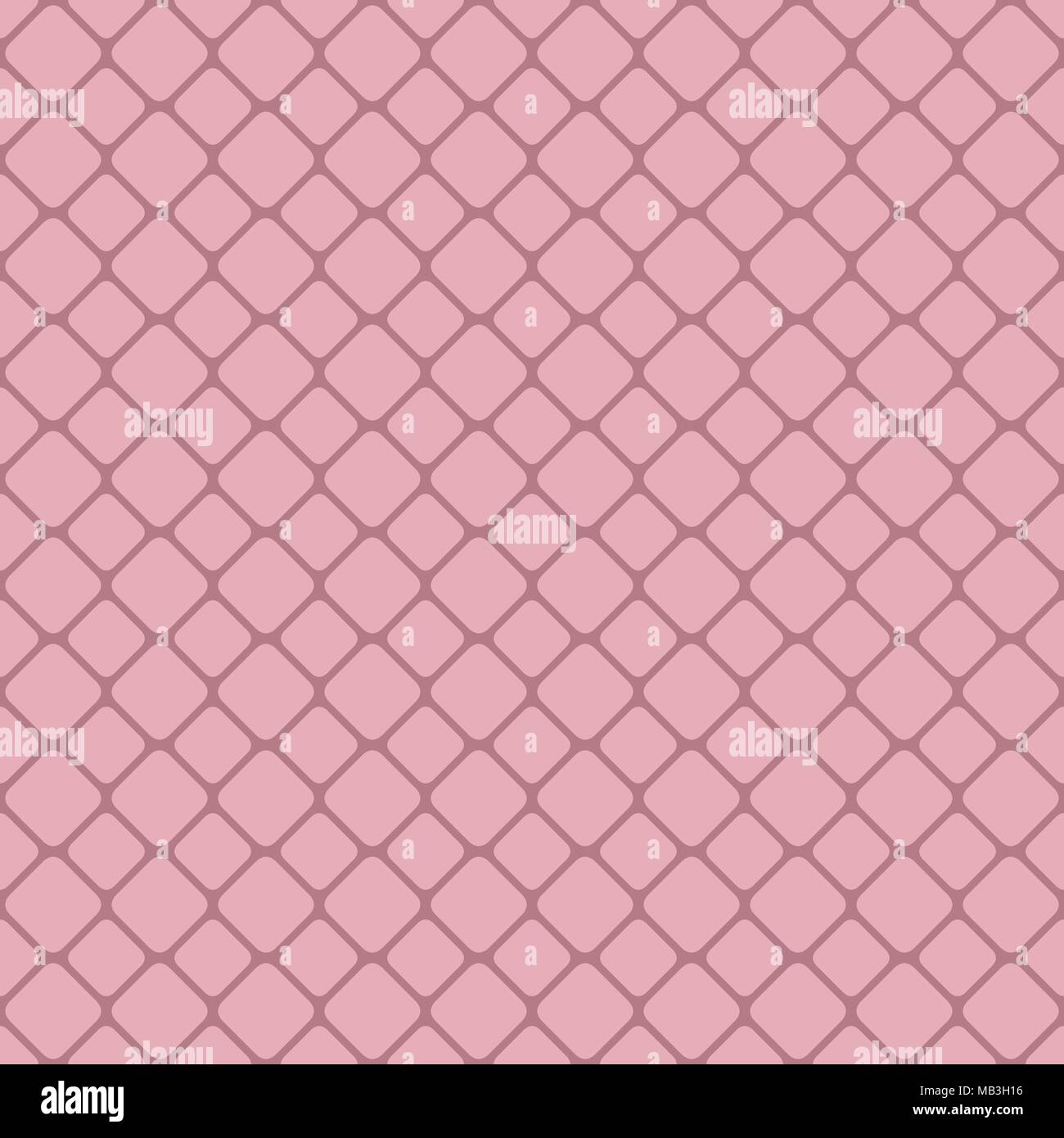 Pink seamless rounded square grid pattern background design - vector graphic design Stock Vector ...