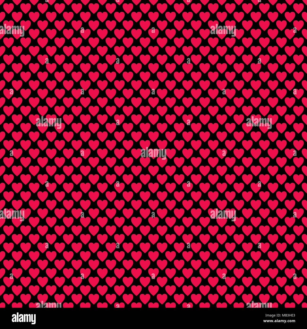 Seamless Heart Pattern Background Vector Love Concept Design Stock