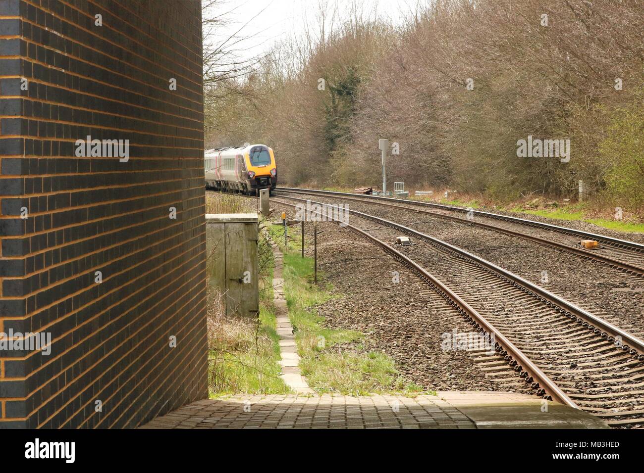 Curved railway line hi-res stock photography and images - Alamy