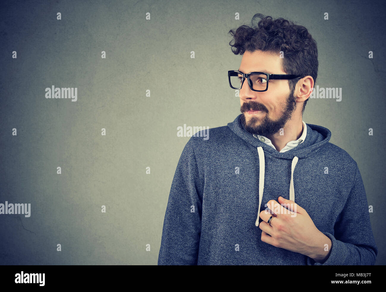 Embarrassed face hi-res stock photography and images - Alamy