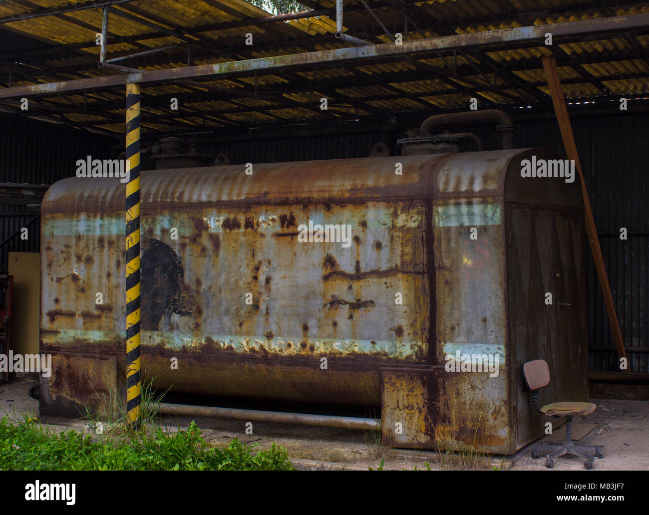 Old fuel tank hi-res stock photography and images - Alamy