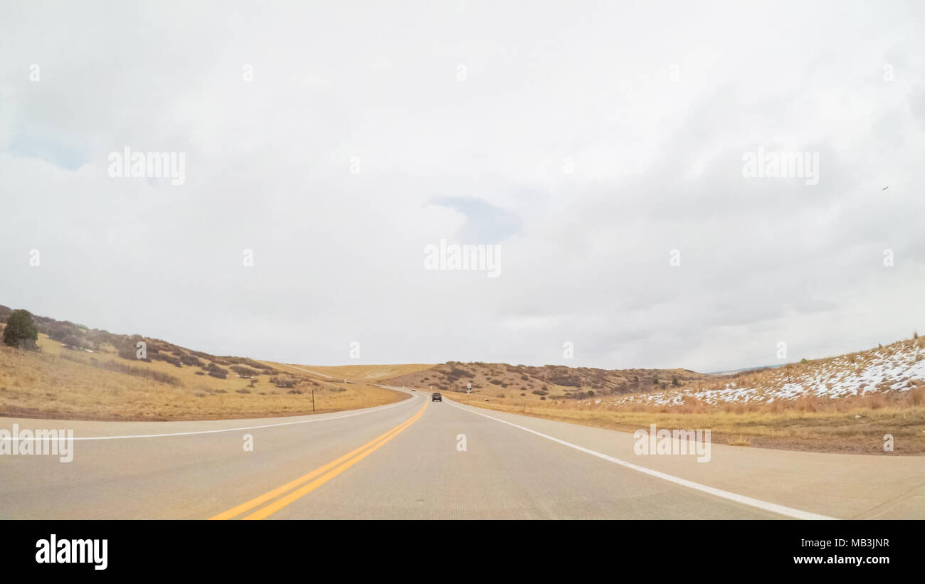 Driving on paved roads in hi-res stock photography and images - Alamy