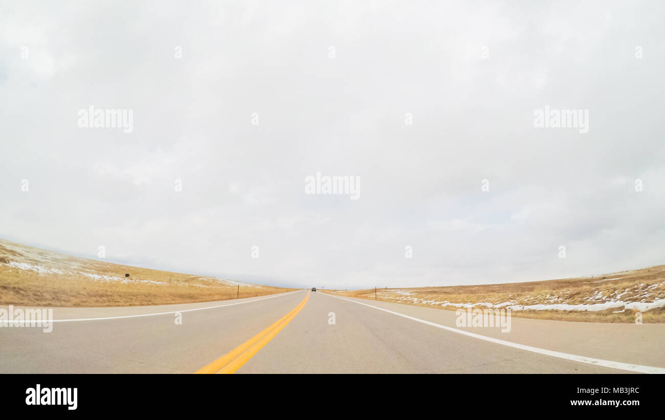 Driving on paved roads in rural suburbia Stock Photo - Alamy