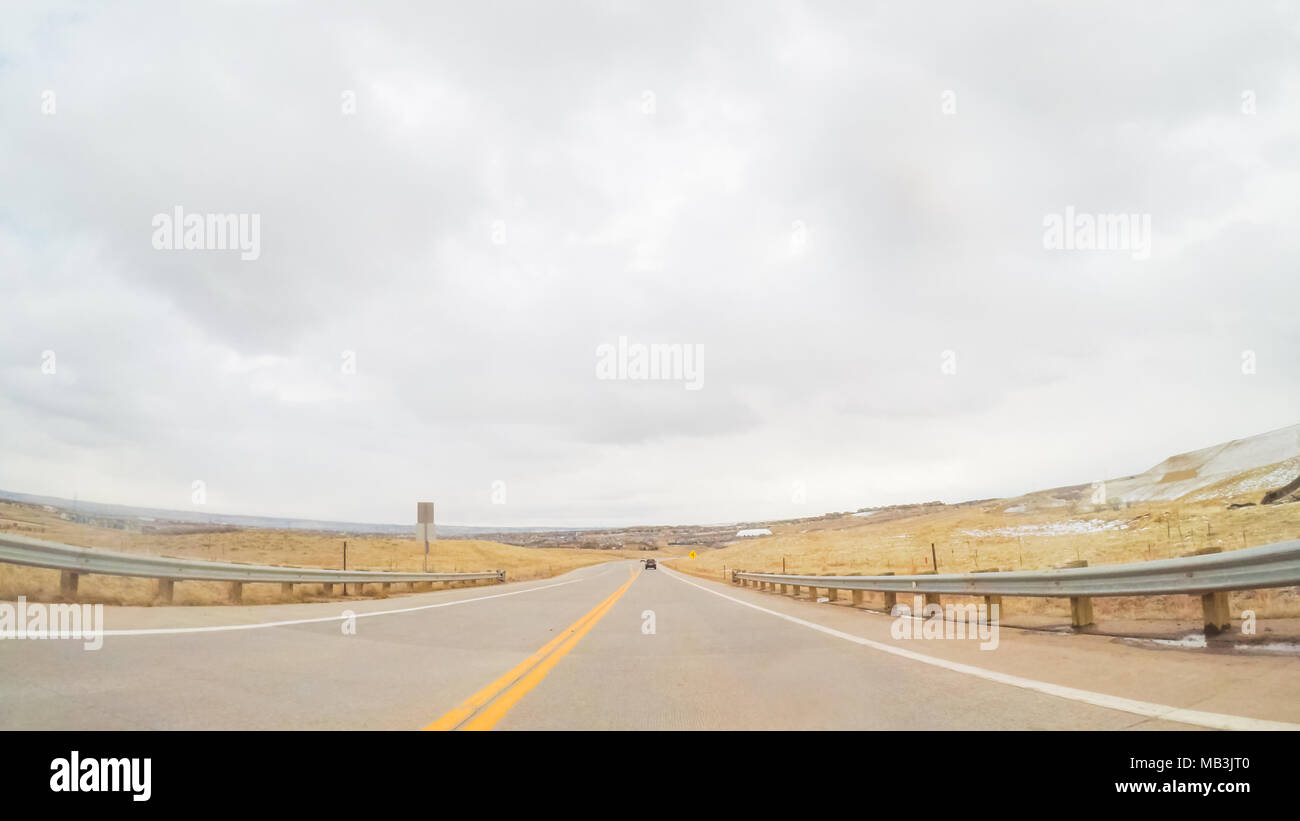 Driving on paved roads in rural suburbia Stock Photo - Alamy