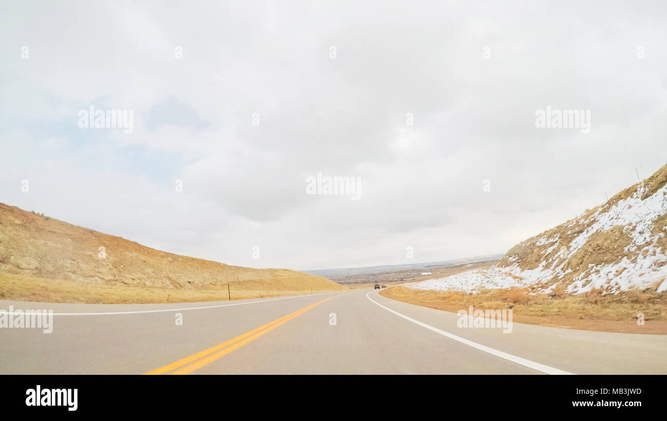 Driving on paved roads in rural suburbia Stock Photo - Alamy