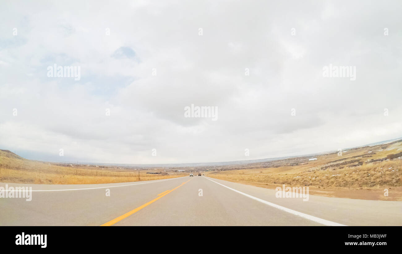Driving on paved roads in rural suburbia Stock Photo - Alamy