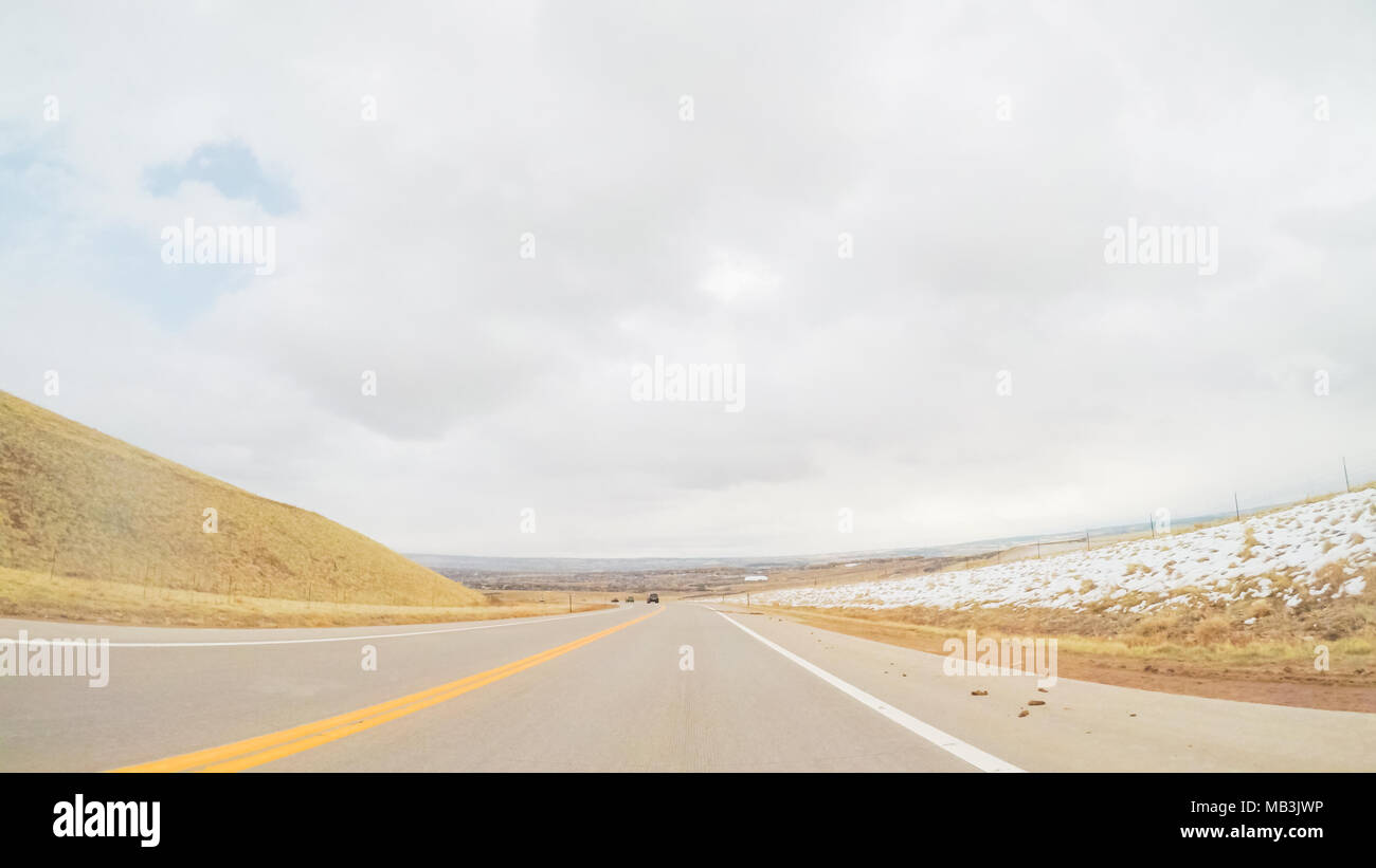Driving on paved roads in rural suburbia Stock Photo - Alamy