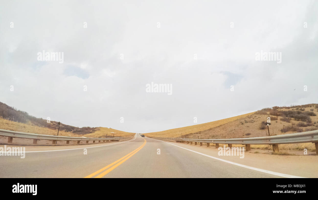 Driving on paved roads in rural suburbia Stock Photo - Alamy