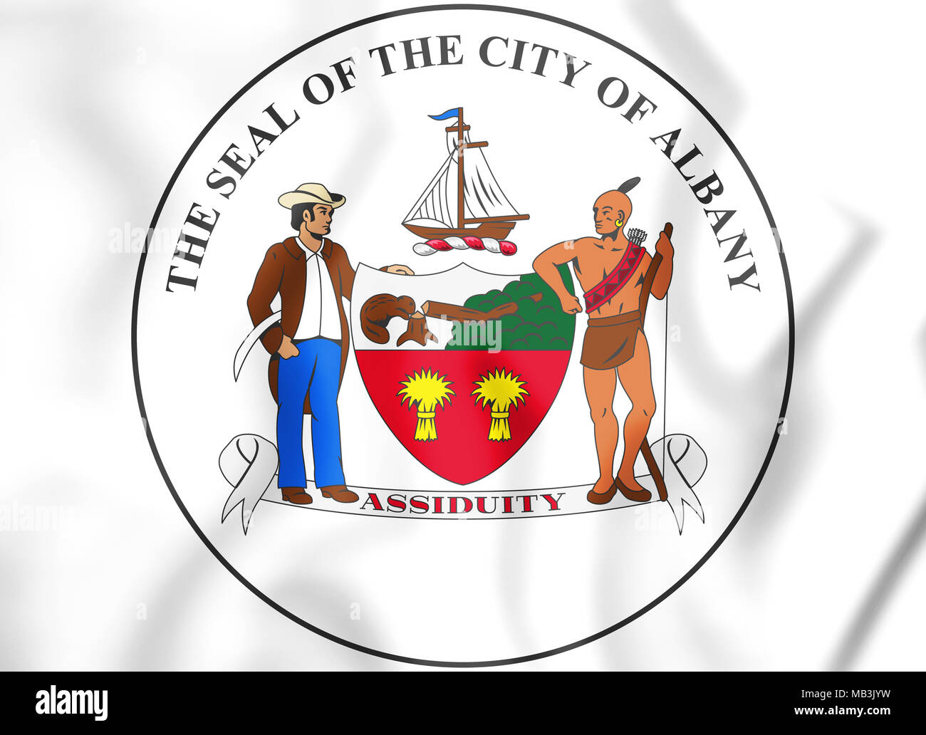 Albany flag hi-res stock photography and images - Alamy