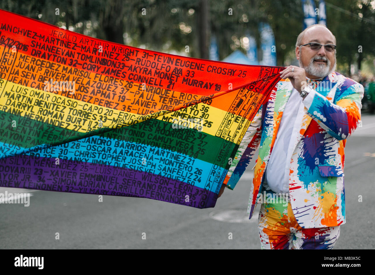 Pulse community in pride parade hi-res stock photography and images - Alamy