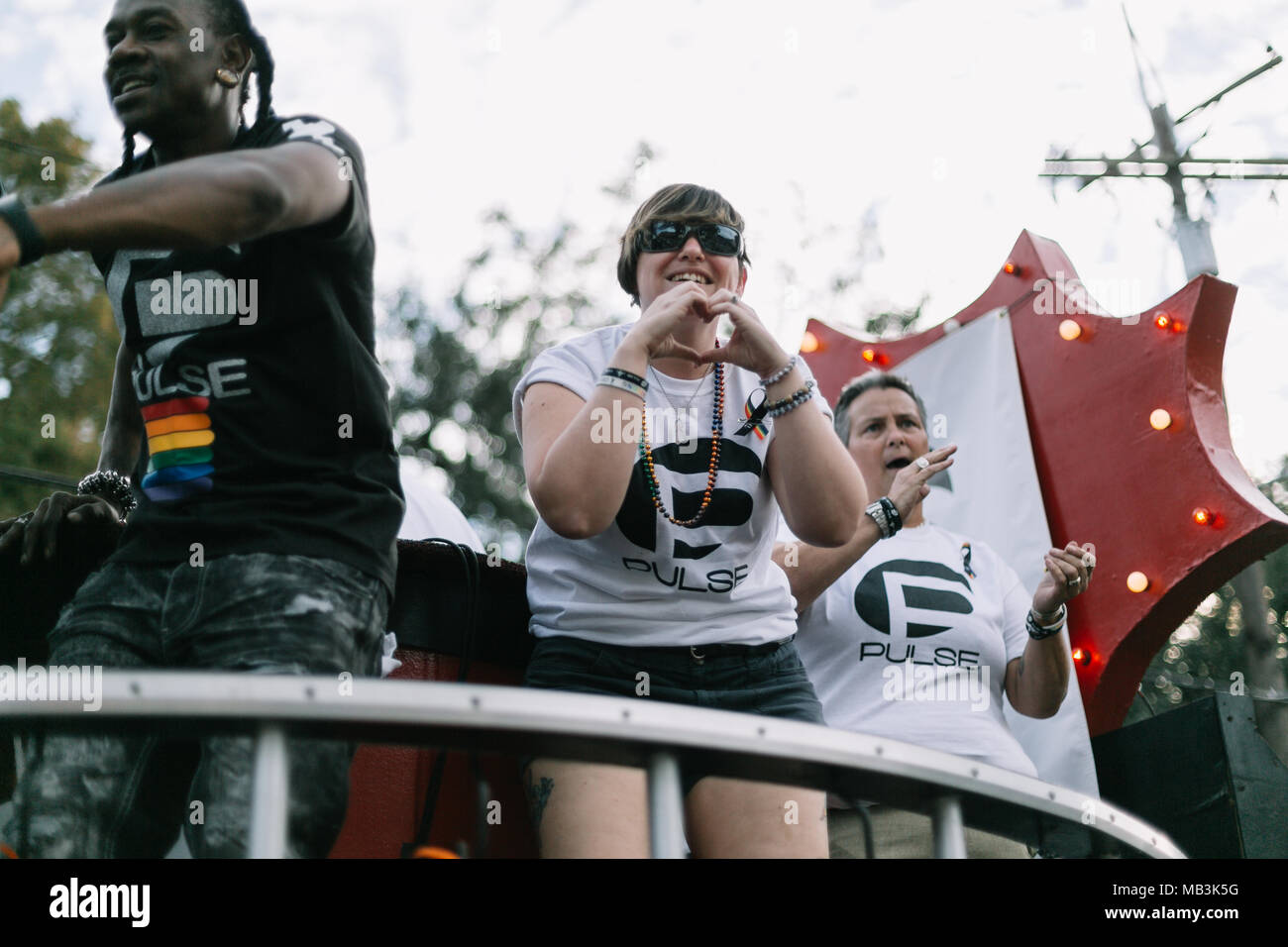 Downtown Orlando Pride Parade Pulse High Resolution Stock Photography ...