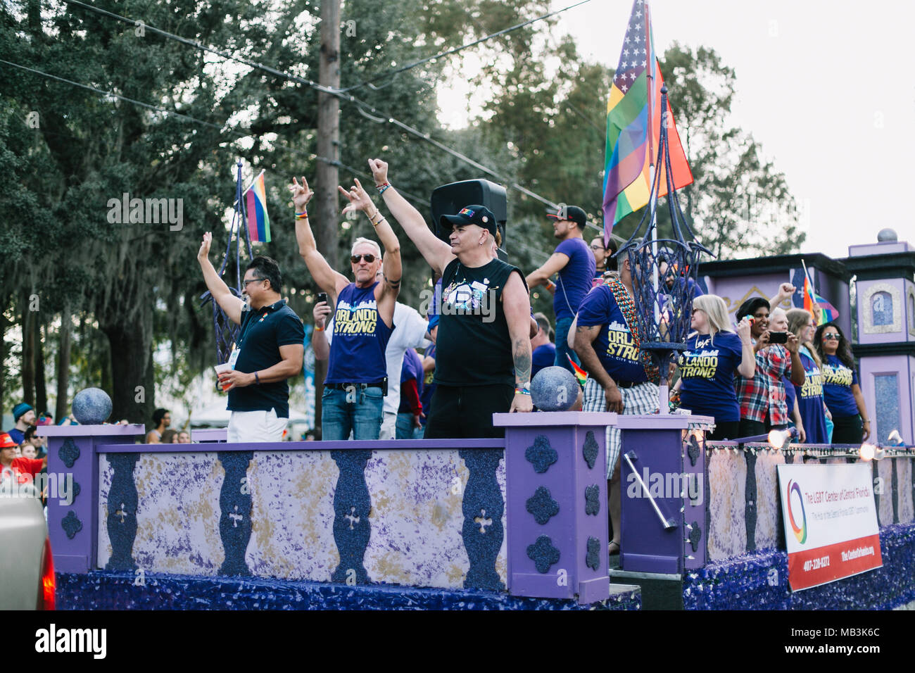 The Lgbt Center Of Central Florida At The Orlando Pride Parade 2016