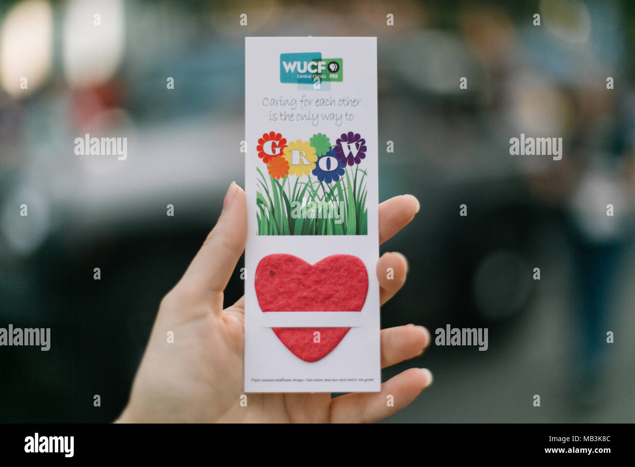 WUCF Central Florida PBS pamphlets passed out at Orlando Pride Parade ...