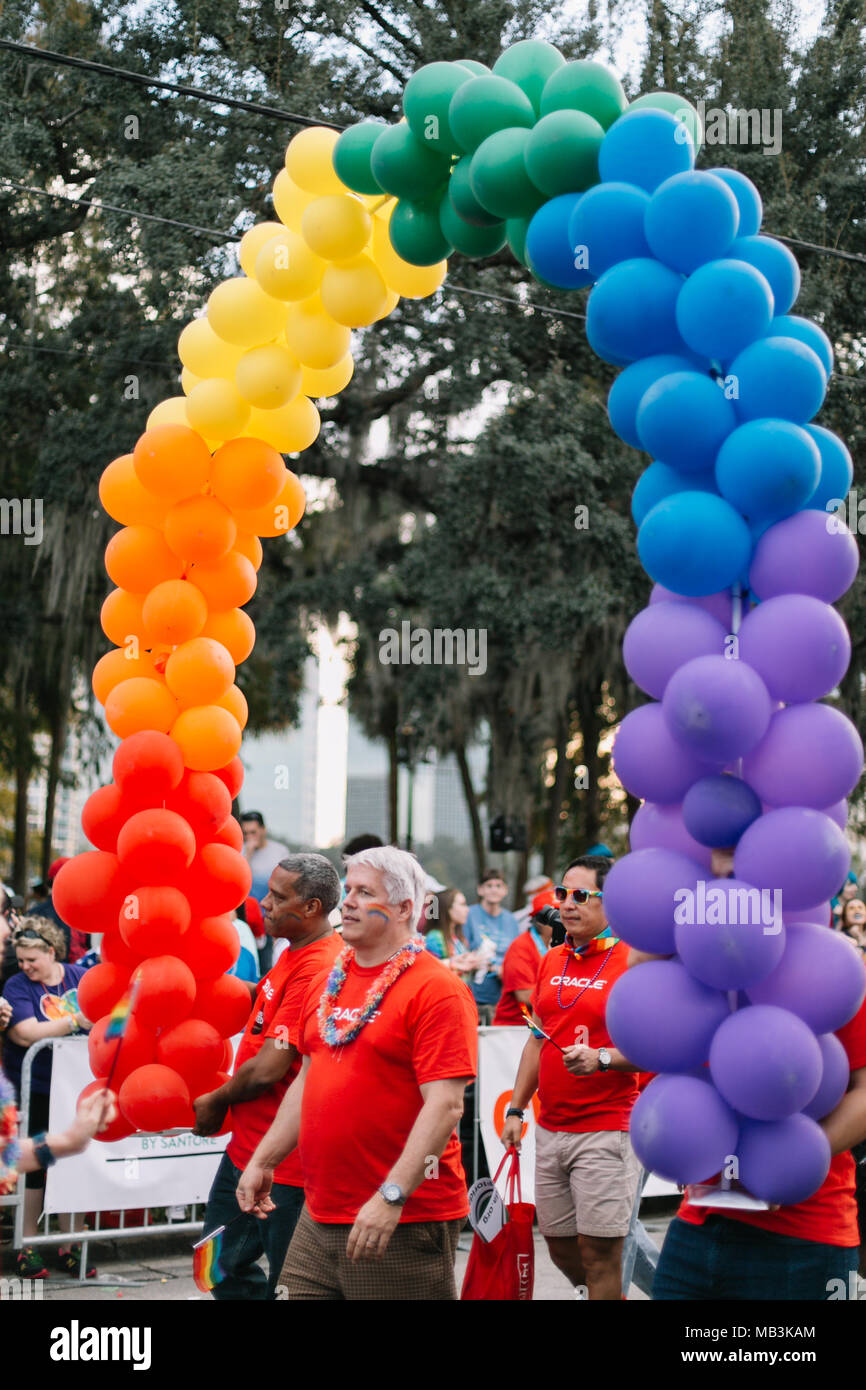 Downtown orlando pride parade hi-res stock photography and images - Alamy