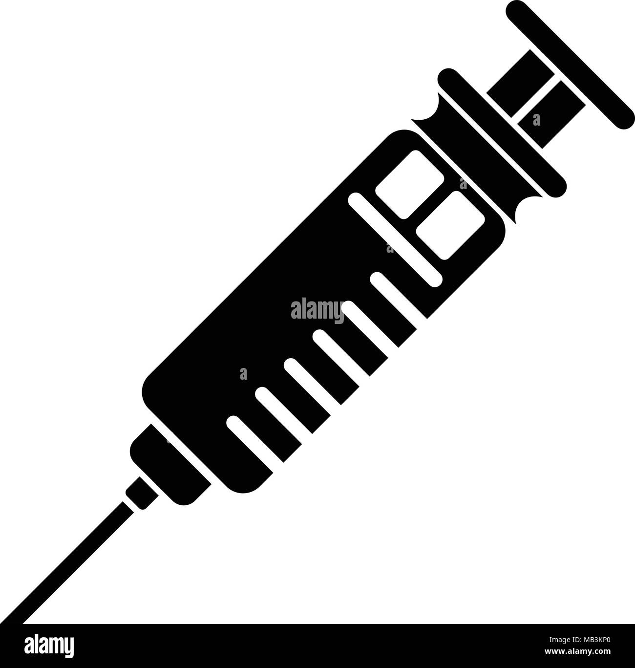 Medicine syringe icon, simple style Stock Vector Image & Art - Alamy