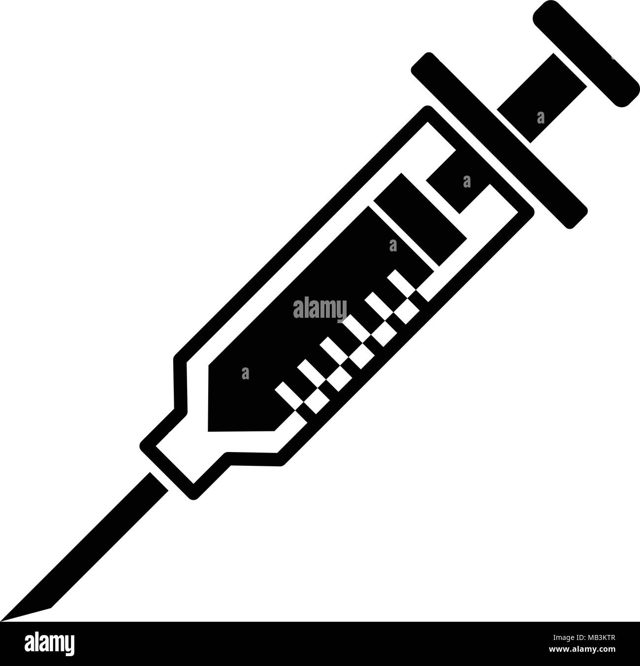 Empty syringe icon, simple style Stock Vector Image & Art - Alamy