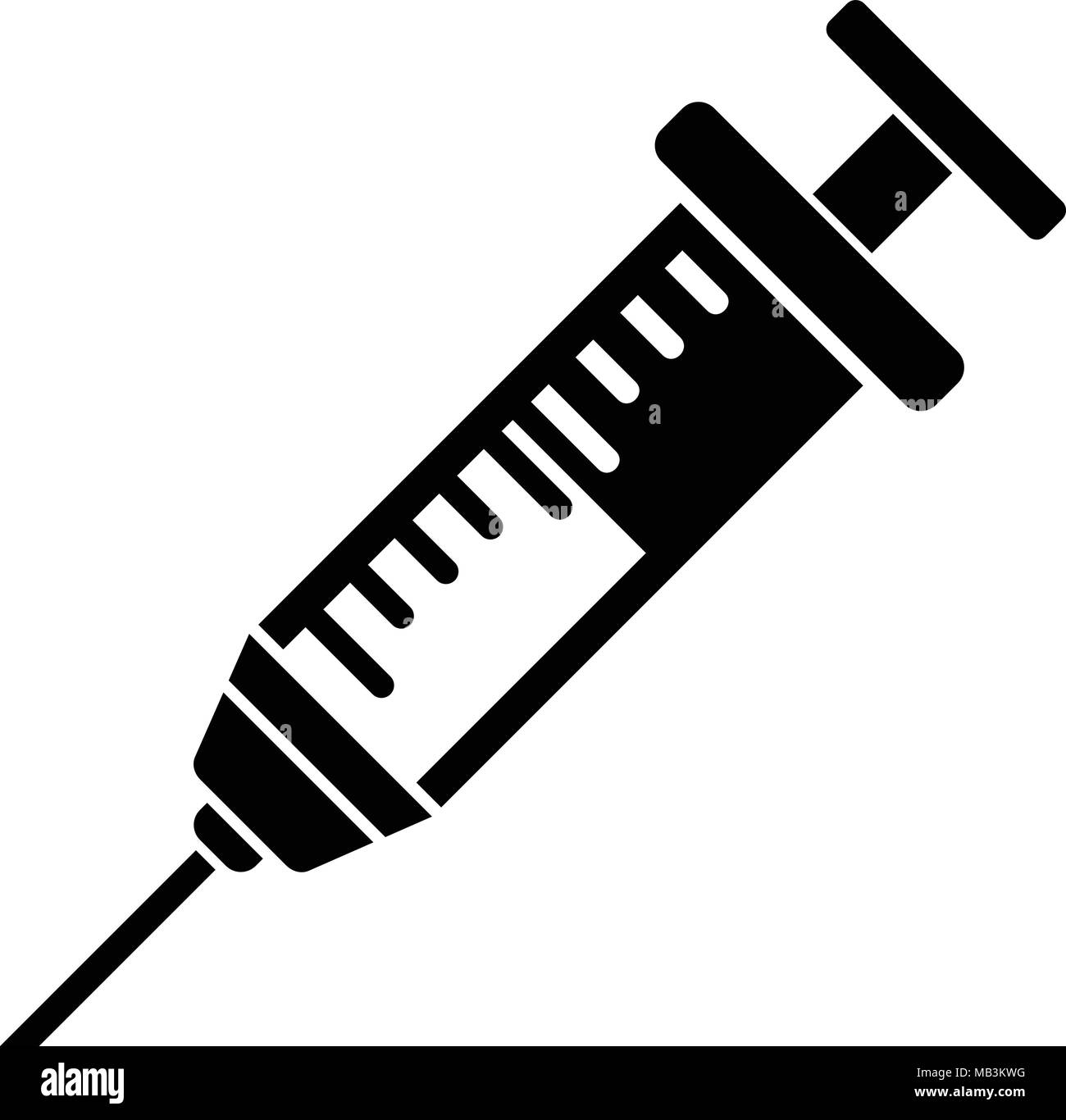 Plastic syringe icon, simple style Stock Vector Image & Art - Alamy