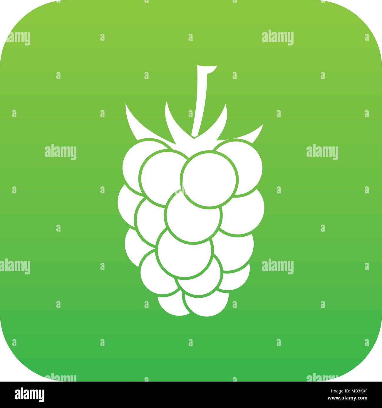Blackberry fruit icon digital green Stock Vector Image & Art - Alamy