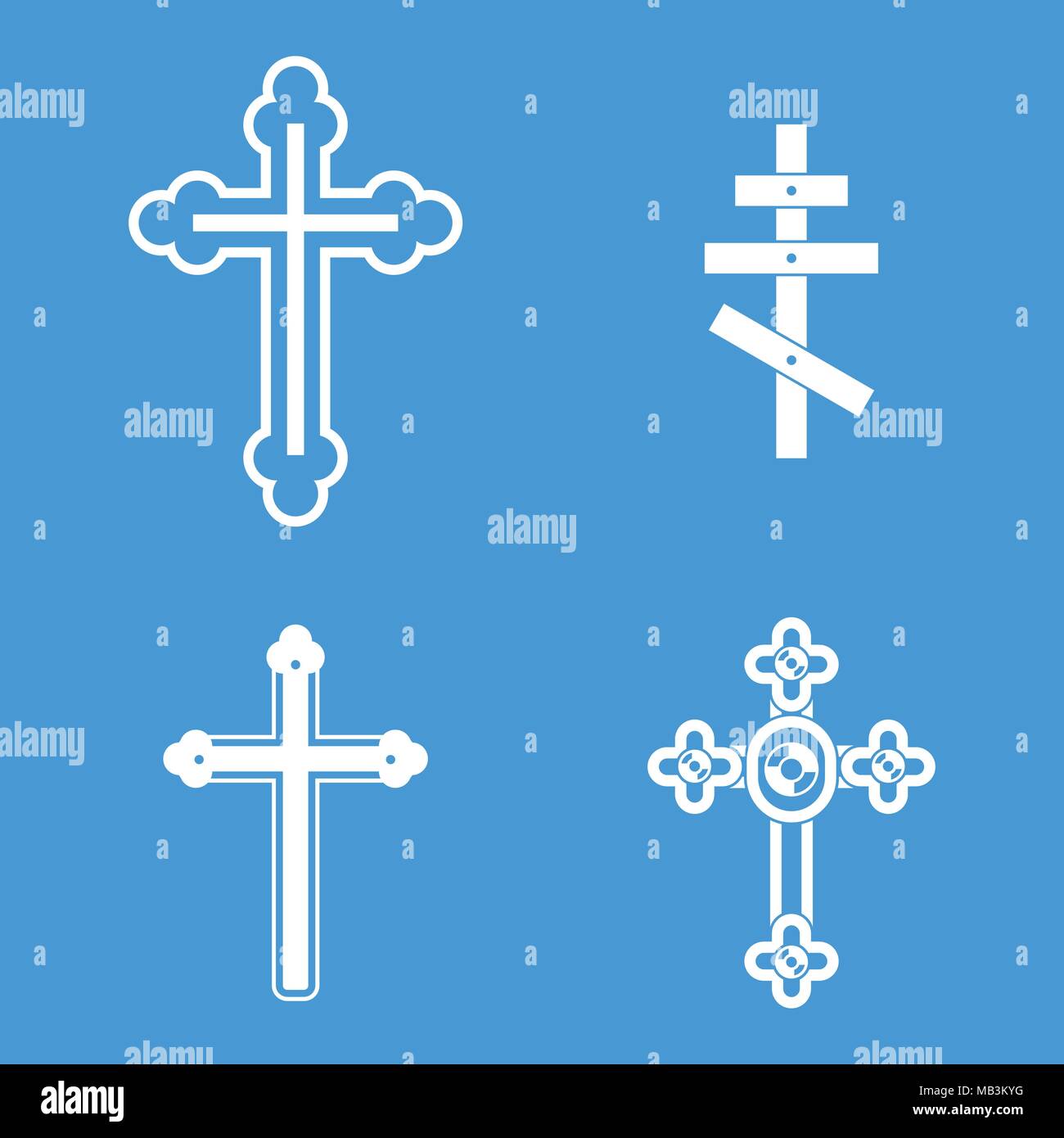 Christian collage Stock Vector Images - Alamy