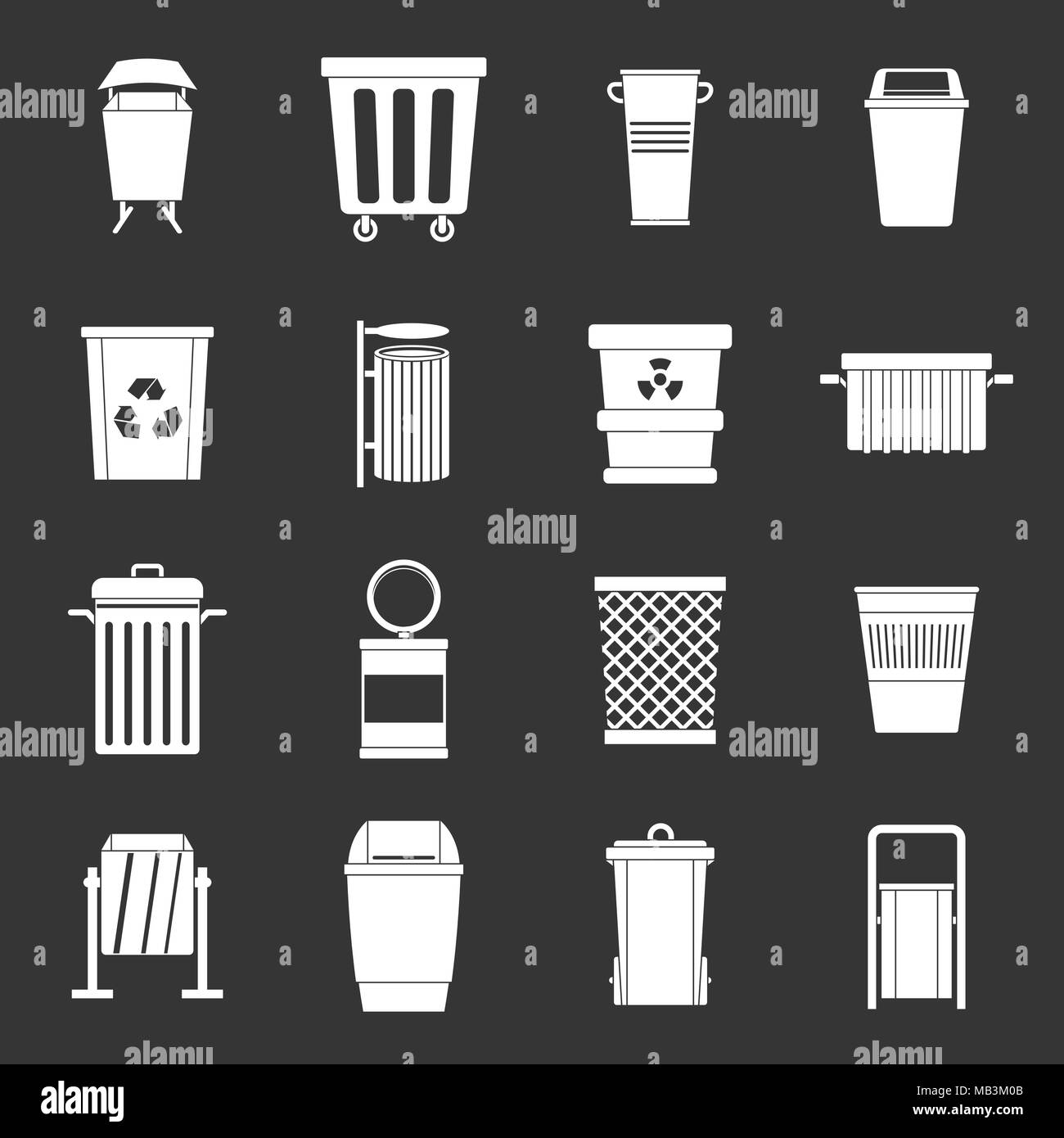 Cleaner throwing trash Stock Vector Images - Alamy