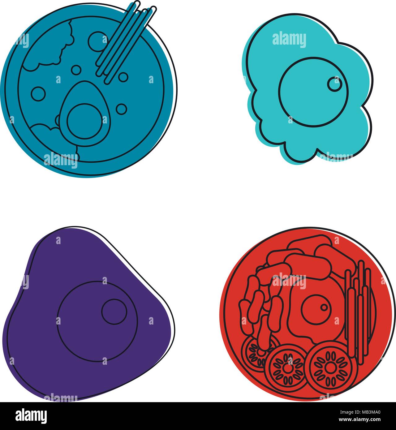 Thin rice gruel Cut Out Stock Images & Pictures - Alamy