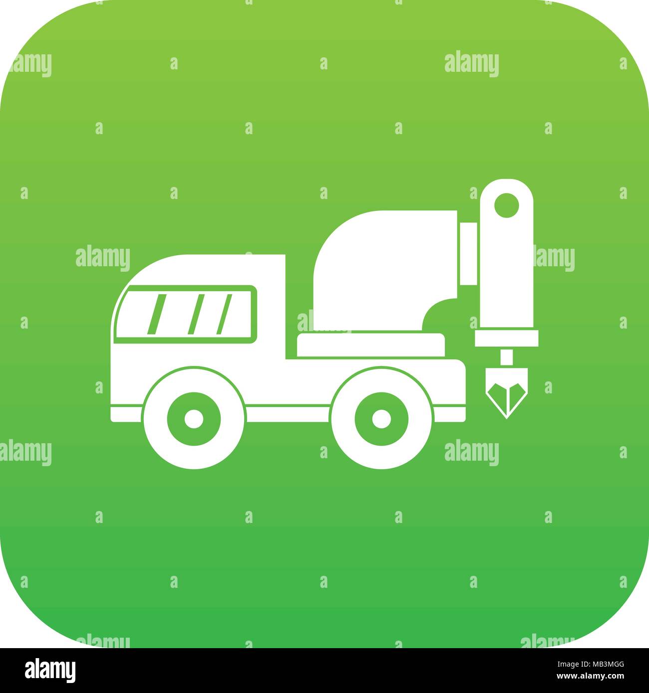 Pneumatic hydraulic rock drill Stock Vector Images - Alamy