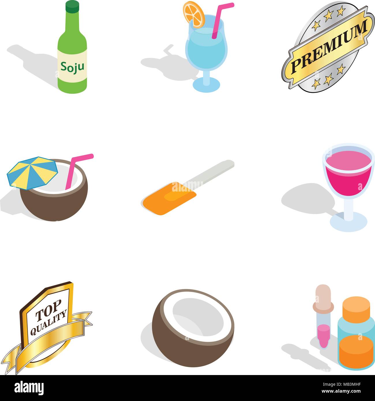 Vitamin deficiency icons set, isometric style Stock Vector Image & Art ...