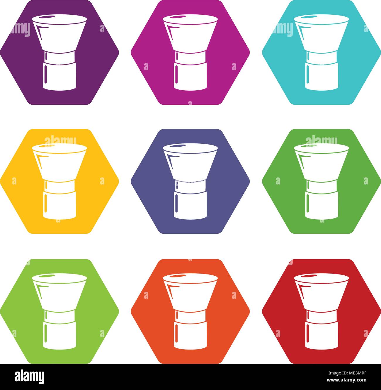 Face powder case brush Stock Vector Images - Alamy