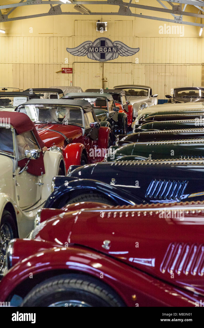 Morgan Roadsters ready for delivery from the Morgan Factory, Malvern ...