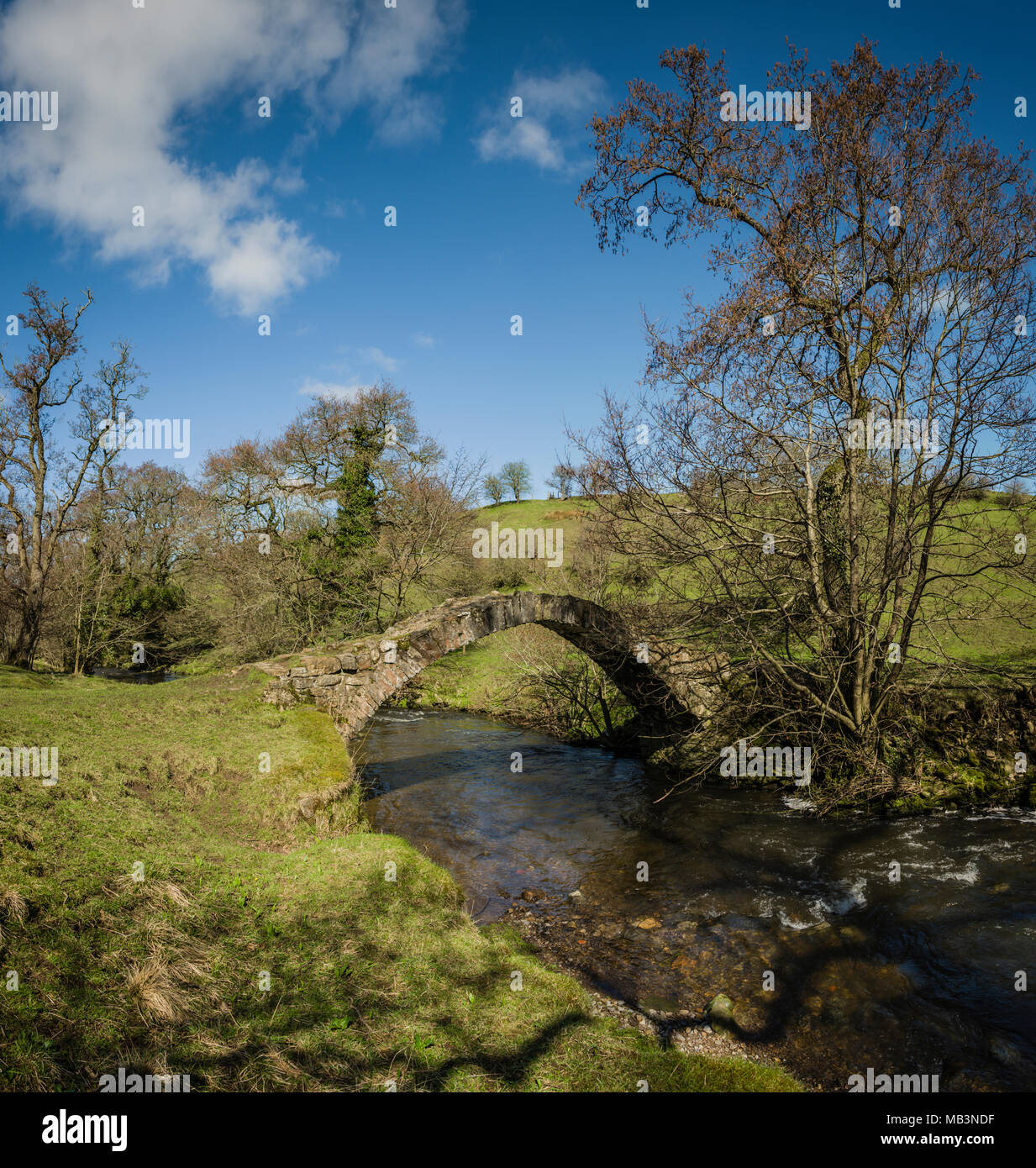 Fairy Bridge near Downham, Lancashire Stock Photo - Alamy