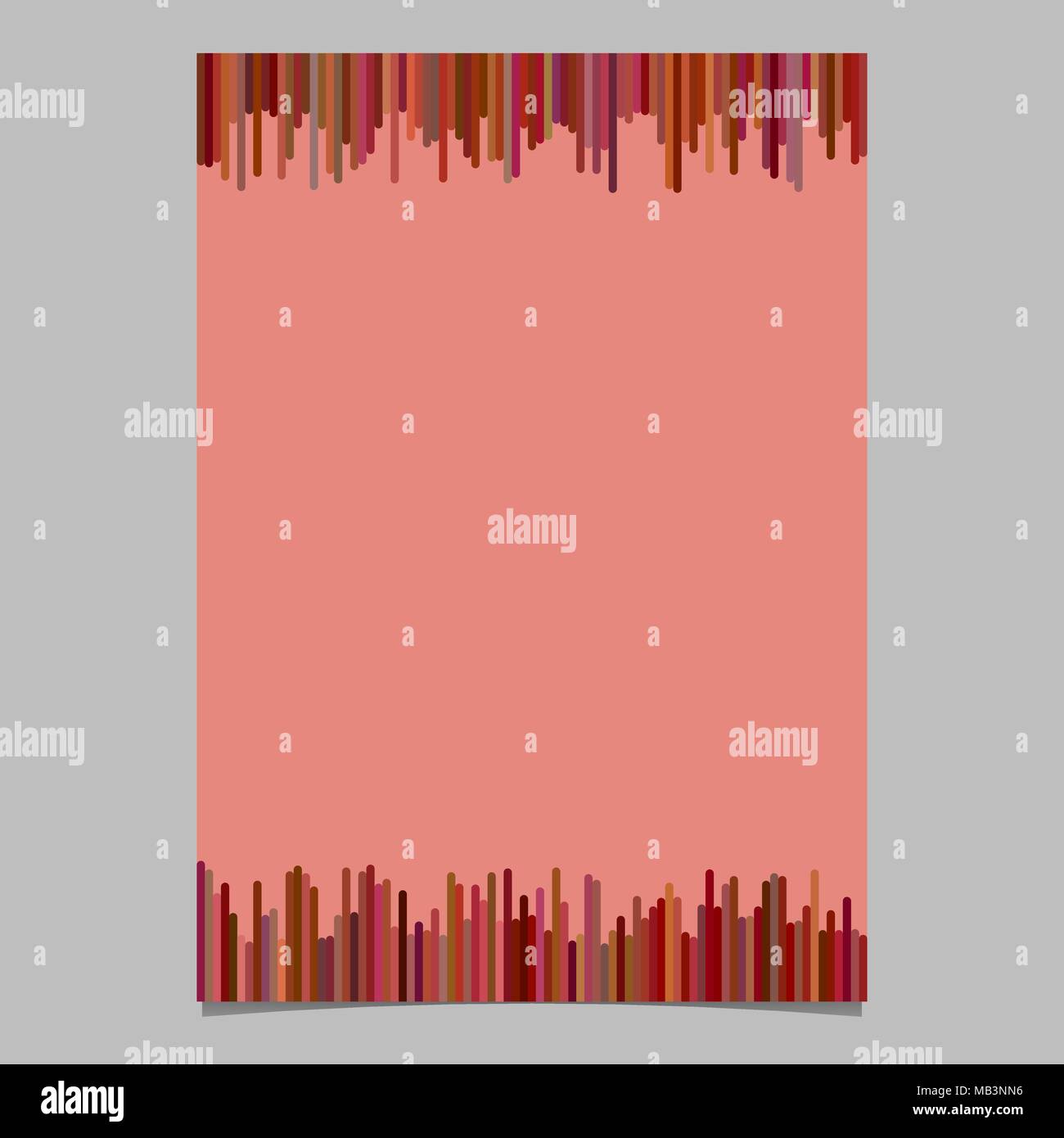 Stationery template from vertical stripes - document graphic design ...