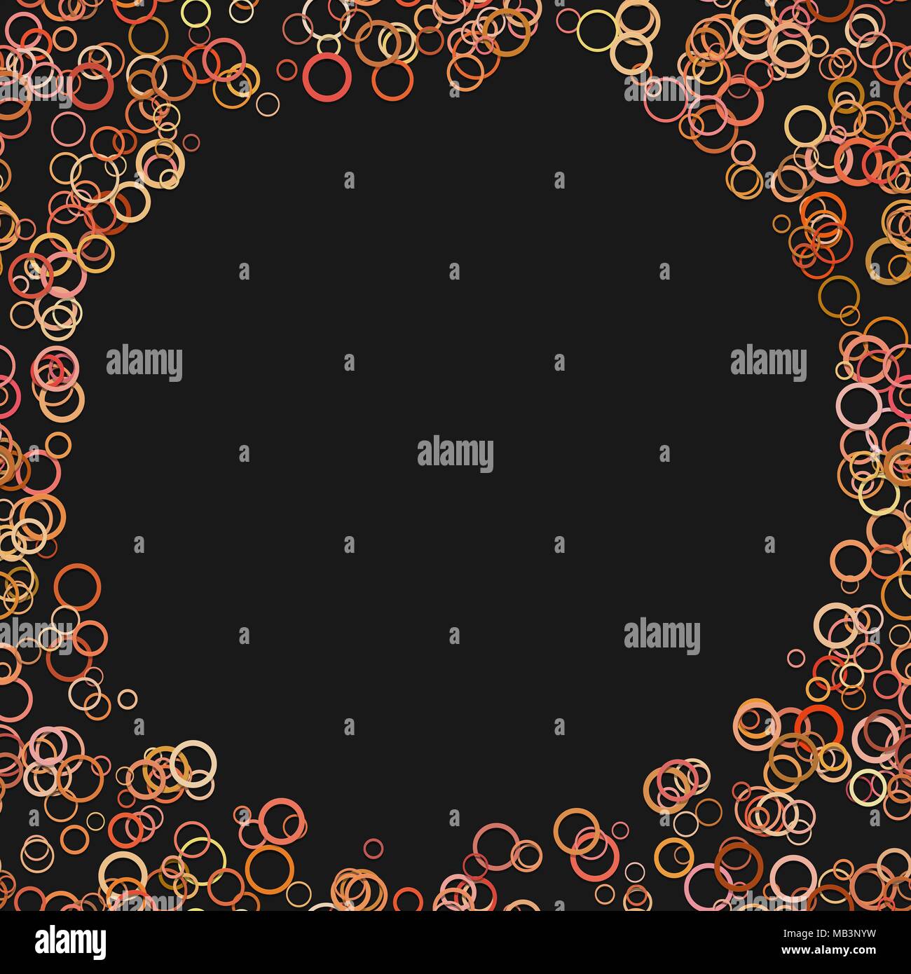 Abstract random circle background - trendy vector graphic design from ...
