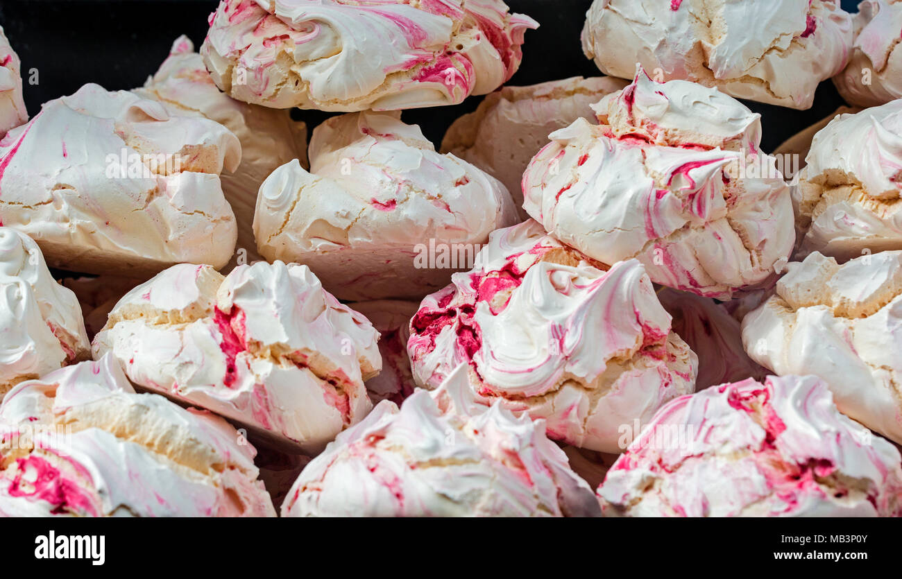 Meringues in a shop window Stock Photo - Alamy