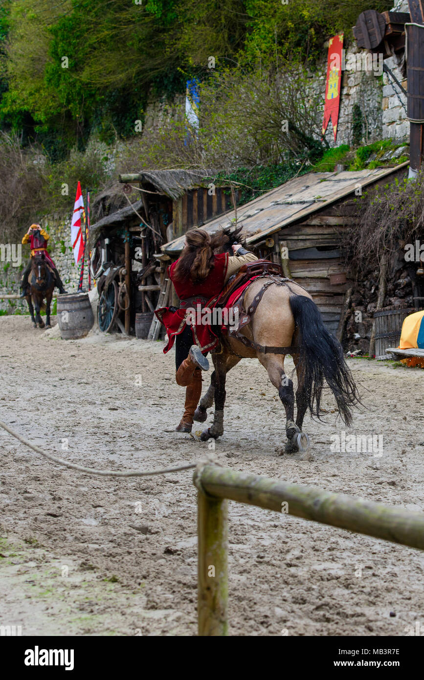 Medieval noble training hi-res stock photography and images - Alamy