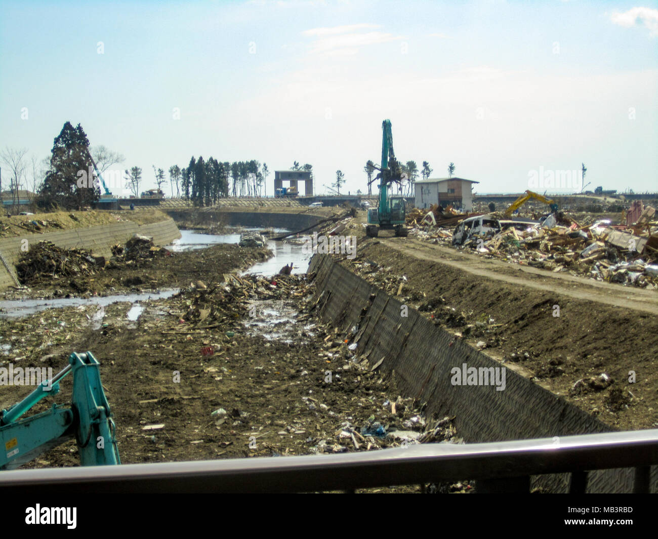 Tsunami Destruction Tohoku Japan March 2011 Stock Photo - Alamy