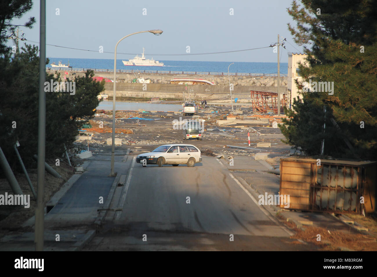 Tsunami Destruction Tohoku Japan March 2011 Stock Photo - Alamy
