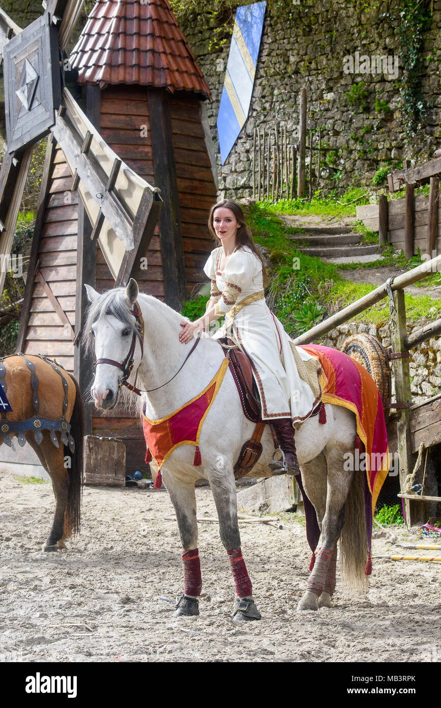 Medieval Knight And Princess