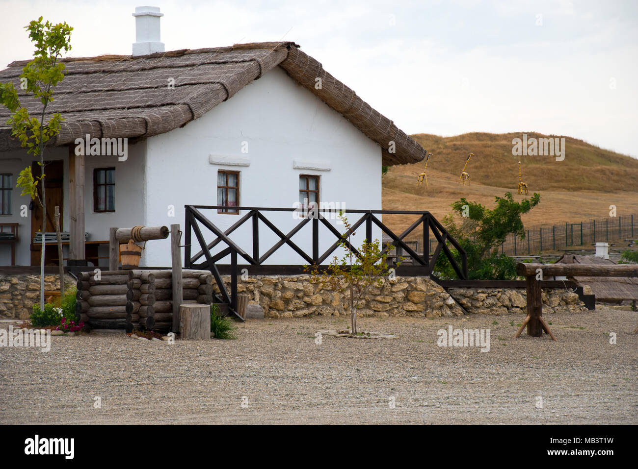 Open air museum of ukrainian cossack village Stock Photo - Alamy