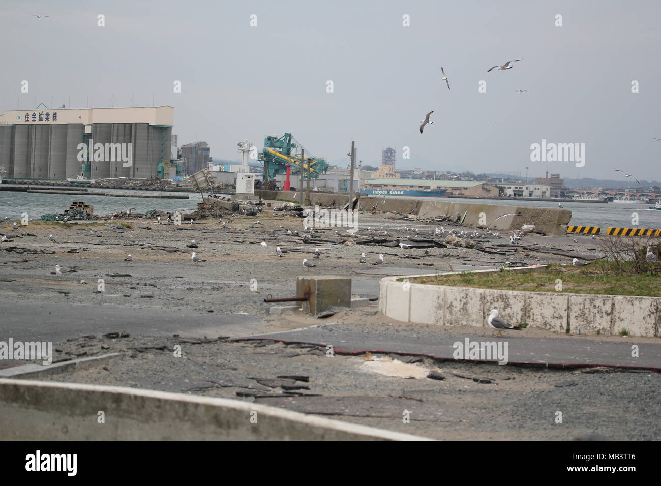 Tsunami Destruction Tohoku Japan March 2011 Stock Photo - Alamy