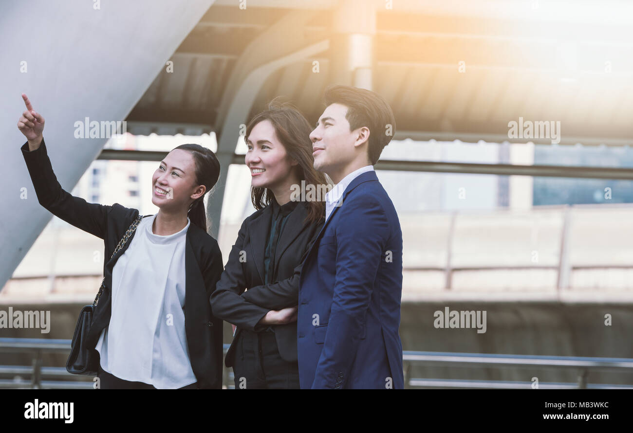 Just look at this Full length of group of surprised and amazed business ...