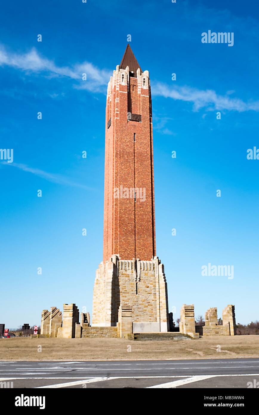 Iconic Jones Beach Water tower at Jones Beach State Park in the Long ...