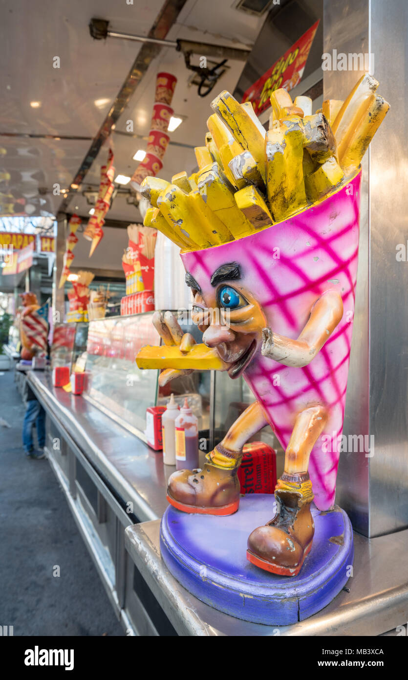 Colorful street food stand in Valencia Spain Stock Photo - Alamy