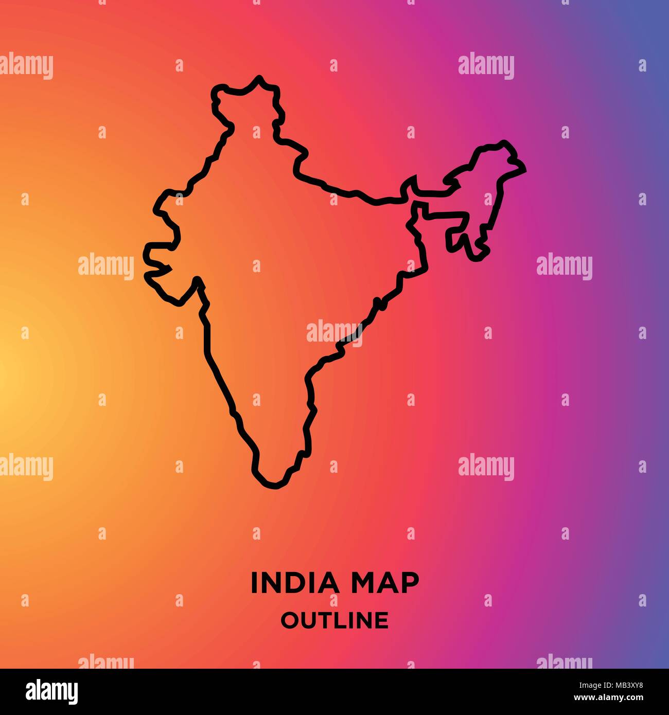 Telangana map hi-res stock photography and images - Alamy