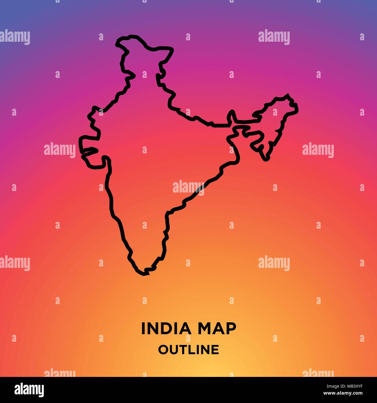 Telangana map hi-res stock photography and images - Alamy