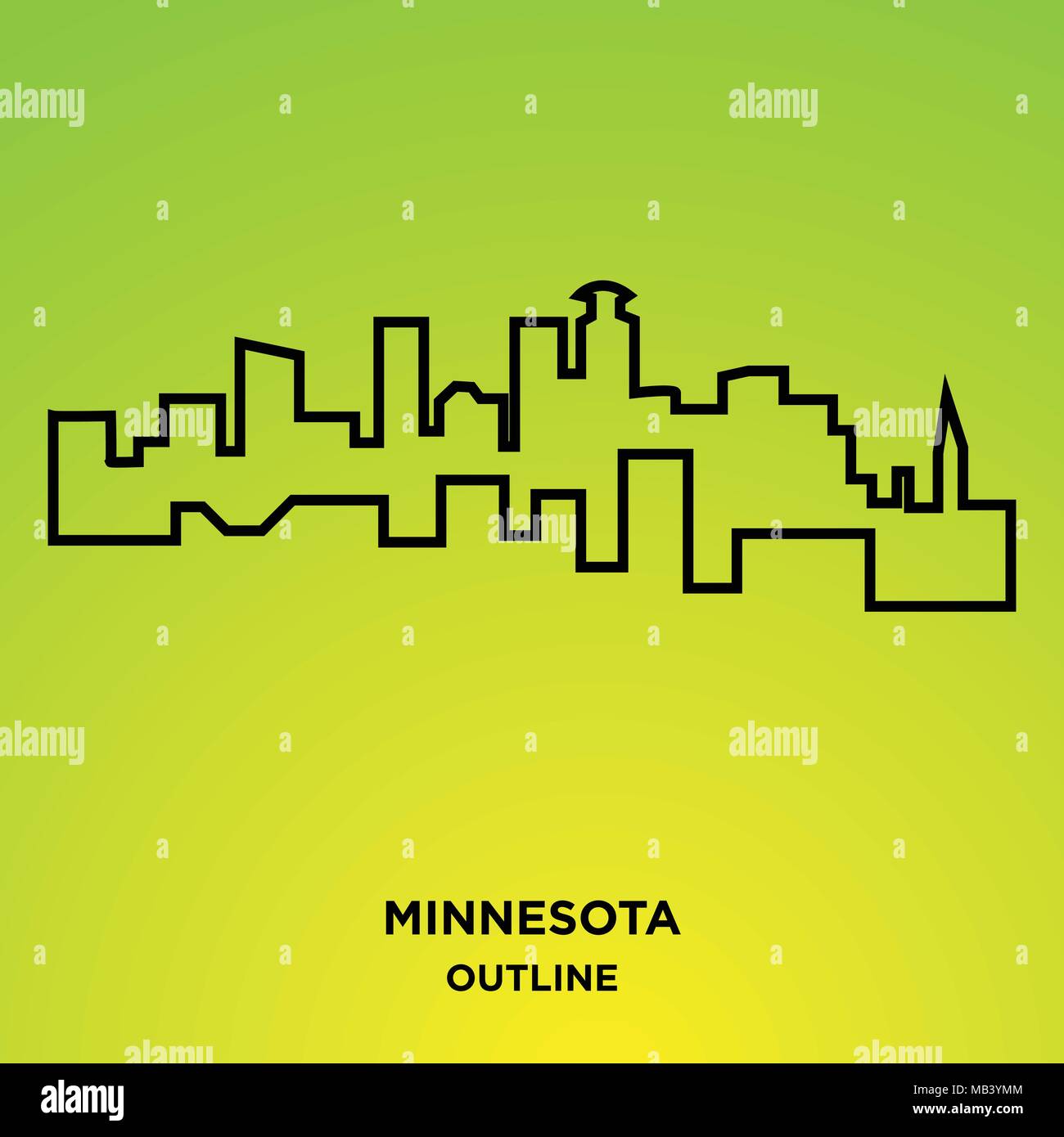 Minnesota st vector vectors Stock Vector Images - Alamy